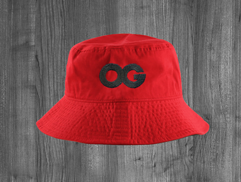 OG BUCKET HAT. RED / BLACK – Vandal-A.com